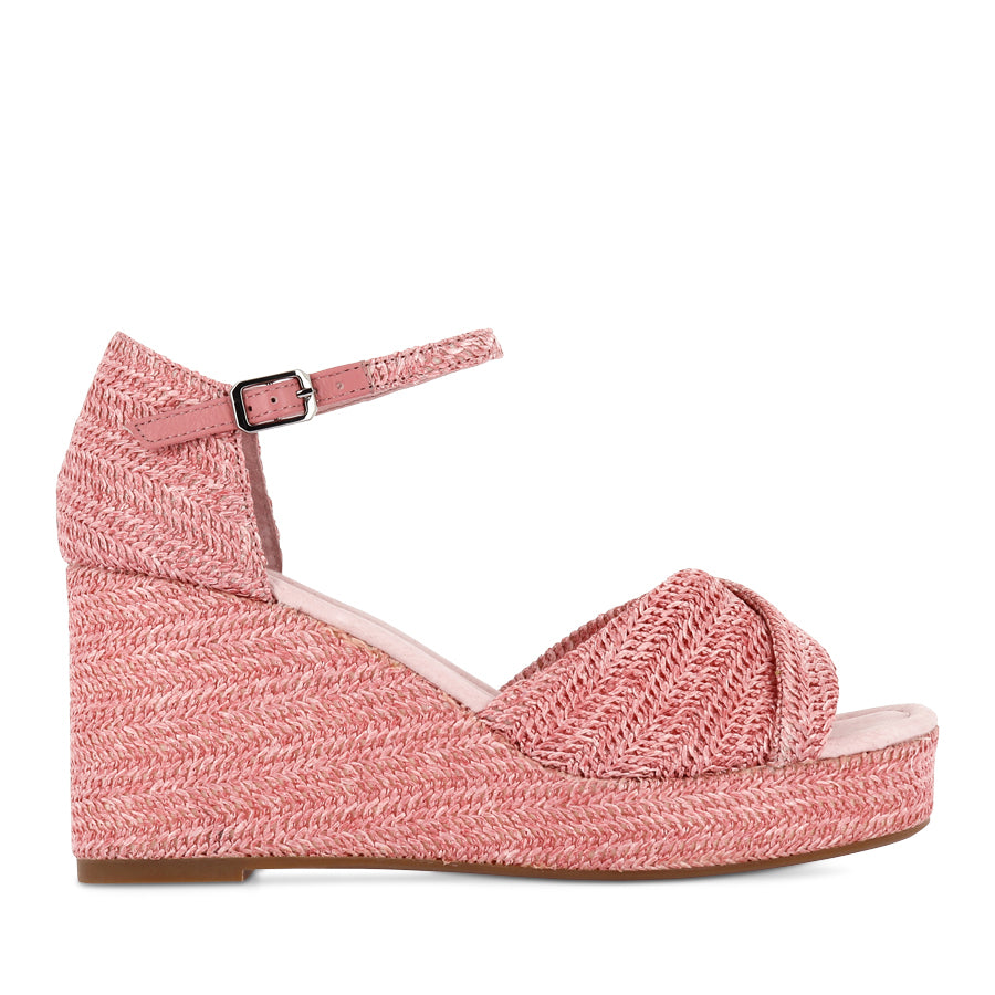 COTTON - PINK RAFFIA – Evans Shoes