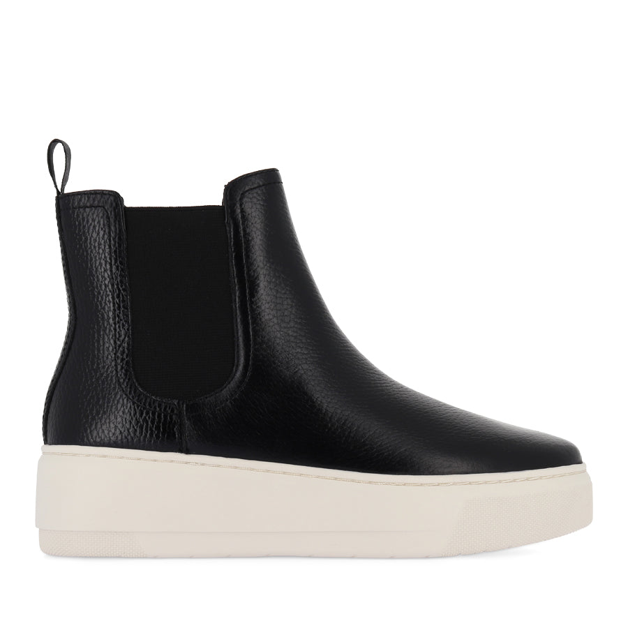 CRAWFORD - BLACK LEATHER – Evans Shoes