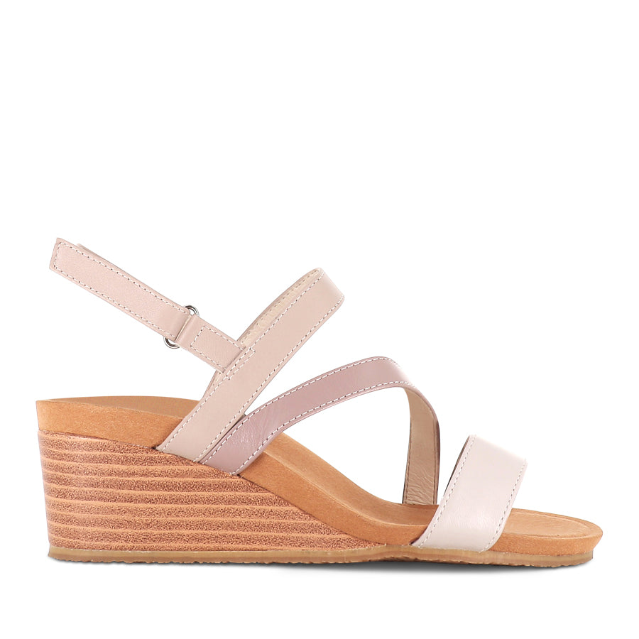 LORELEI - BEIGE LEATHER – Evans Shoes
