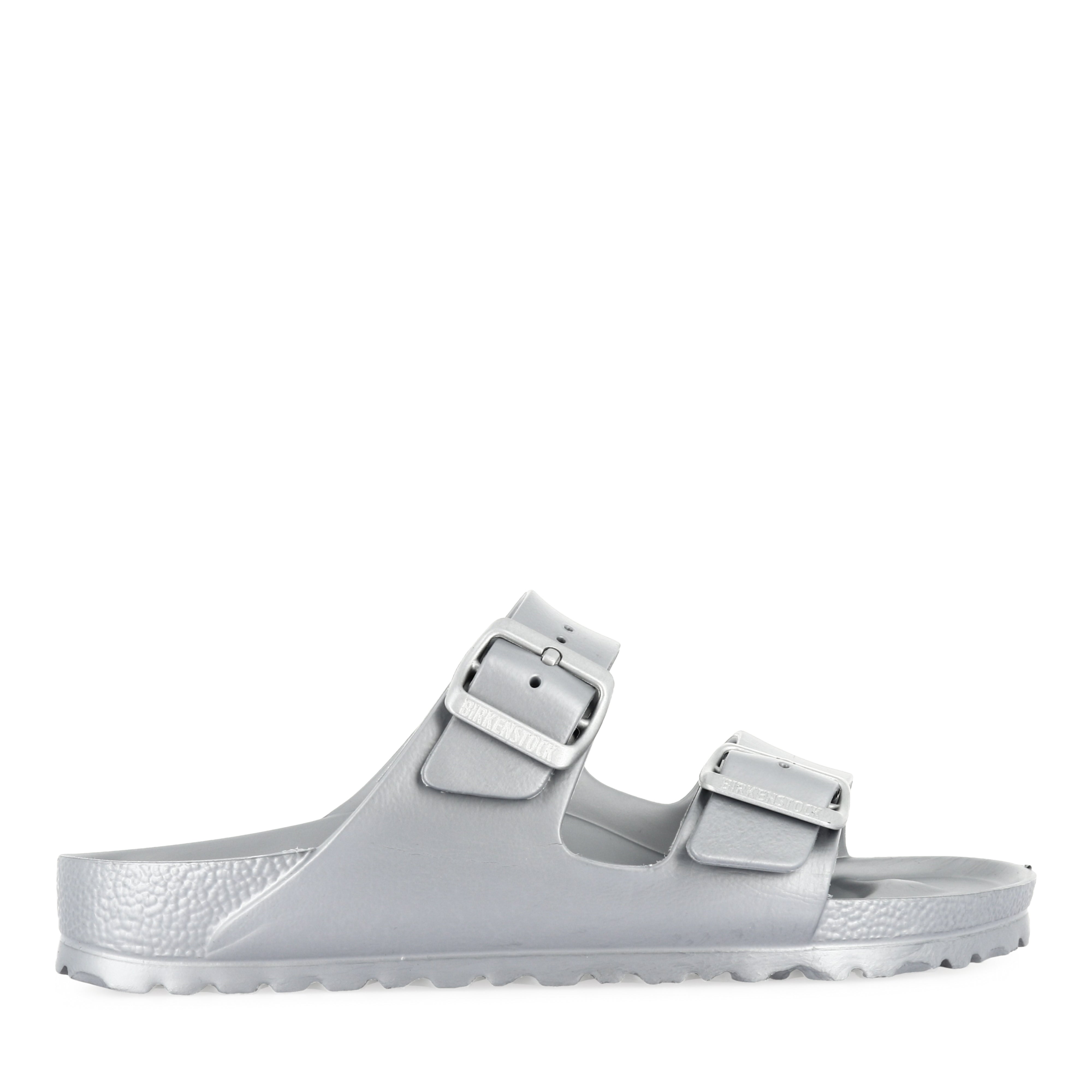 ARIZONA EVA NARROW SEASONAL - METALLIC SILVER – Evans Shoes
