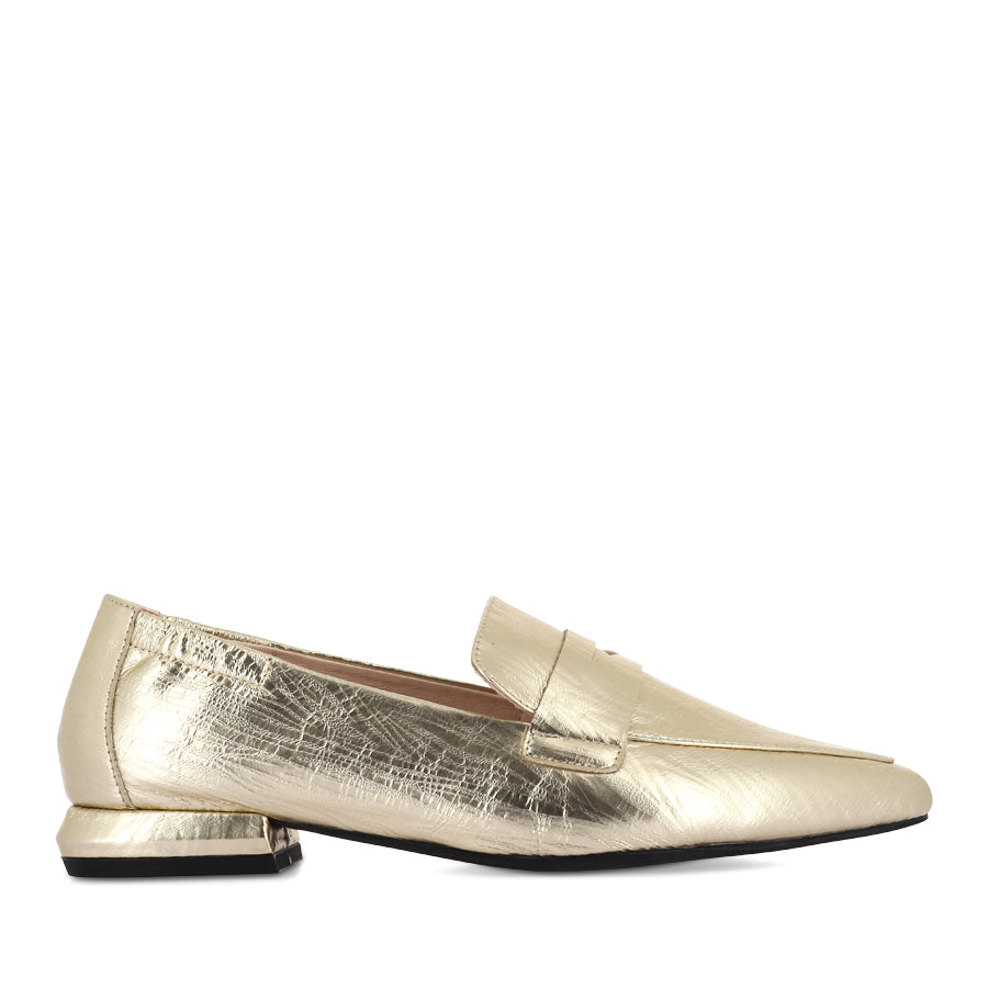 PALOLO - GOLD SNAKE LEATHER – Evans Shoes