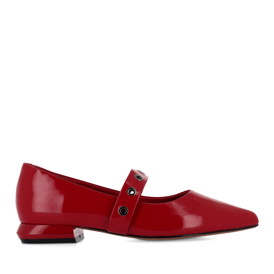 REED II - RED PATENT – Evans Shoes