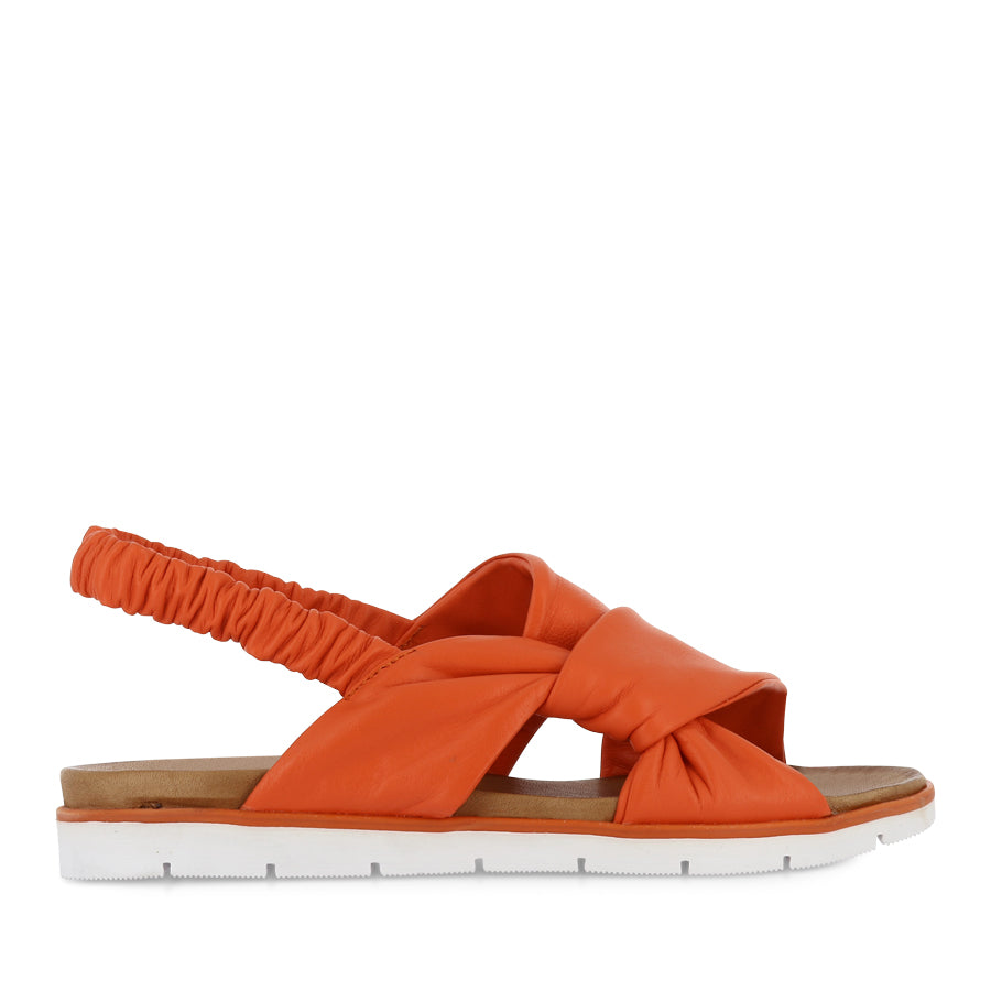 YARA - ORANGE LEATHER – Evans Shoes