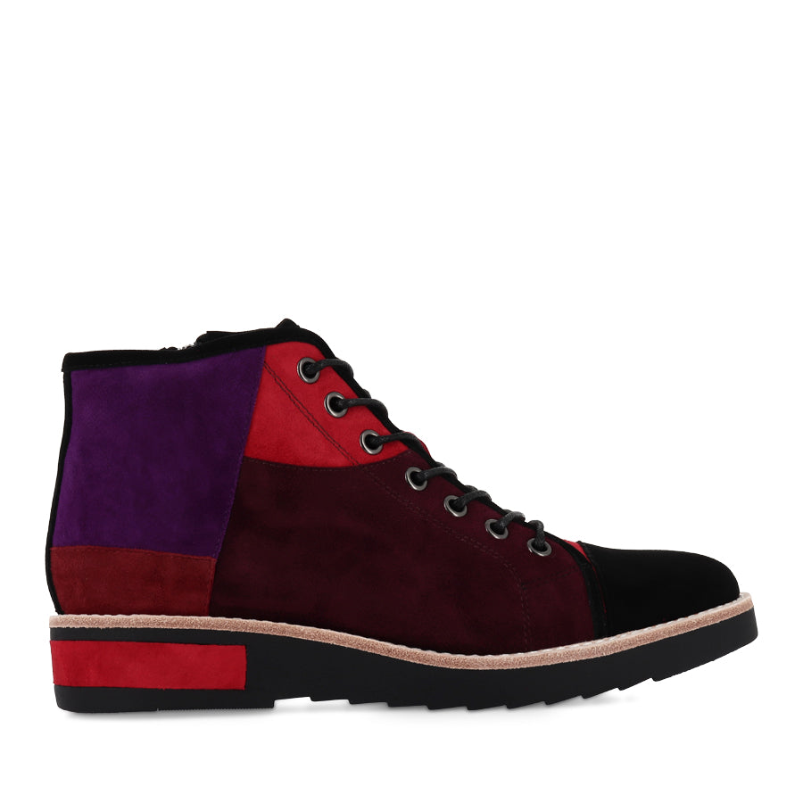 REGINE - RED MULTI – Evans Shoes