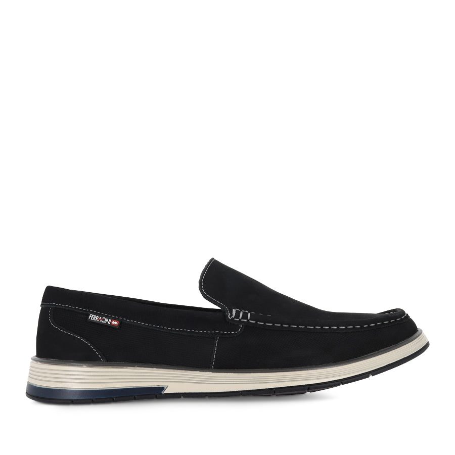 TETLEY - NAVY NUBUCK – Evans Shoes