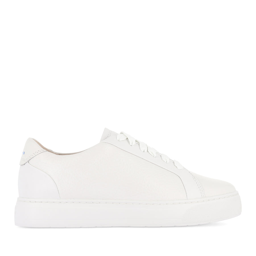 MIM V - WHITE TUMBLED LEATHER – Evans Shoes