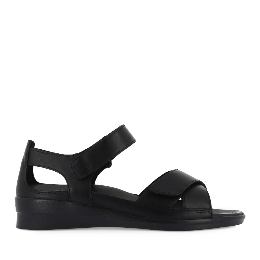 TASHA - BLACK LEATHER – Evans Shoes