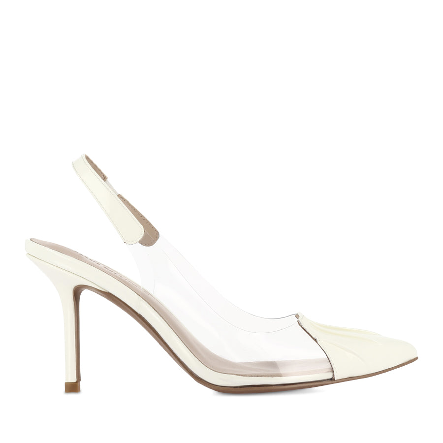 REMI - IVORY PATENT LEATHER – Evans Shoes