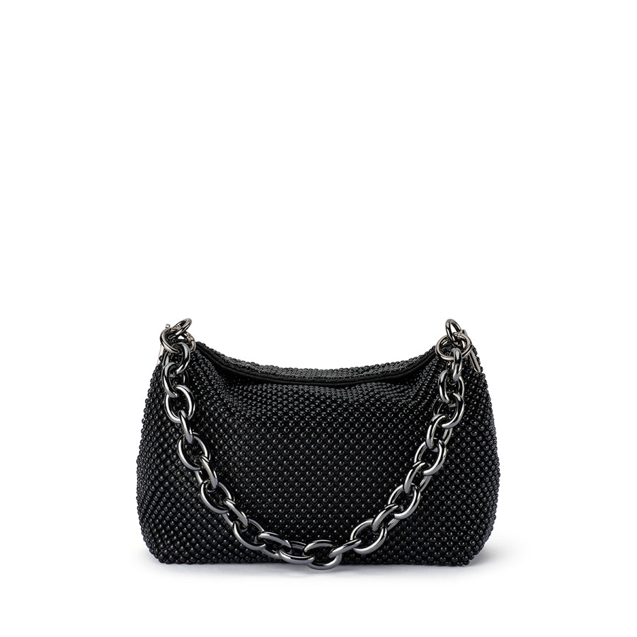 SKYLAR BALL MESH BAG - BLACK – Evans Shoes