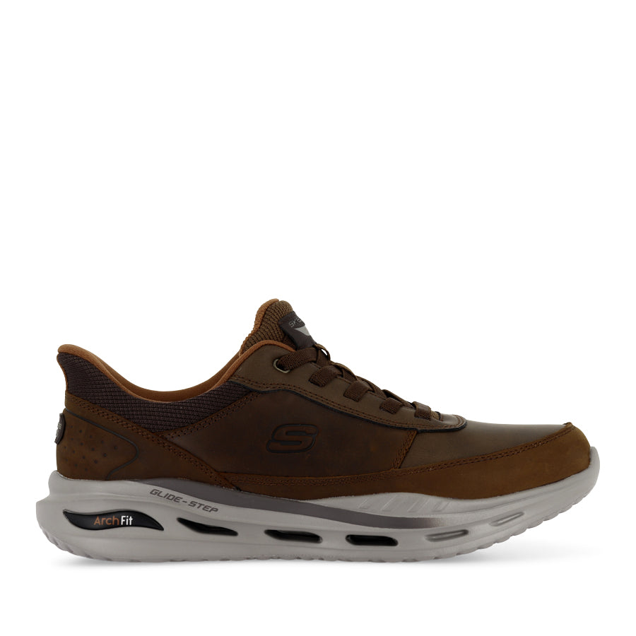 ARCH FIT ORVAN - DARK BROWN – Evans Shoes
