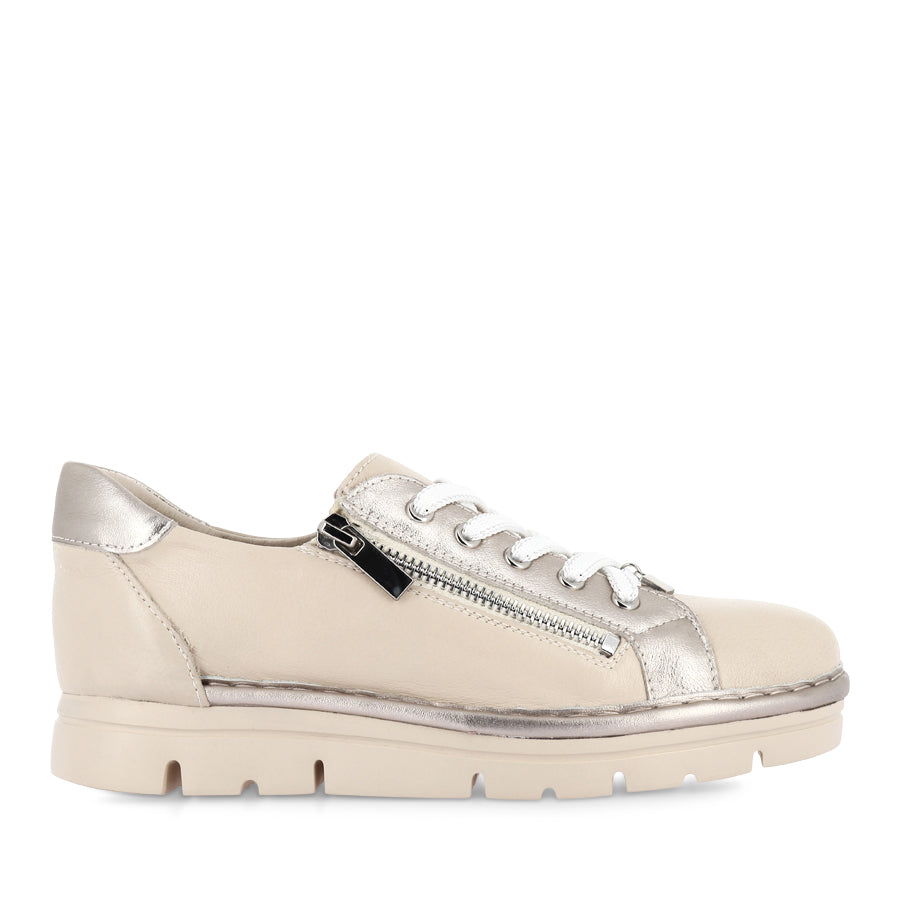 ELOS - VANILLA PLATINO LEATHER – Evans Shoes