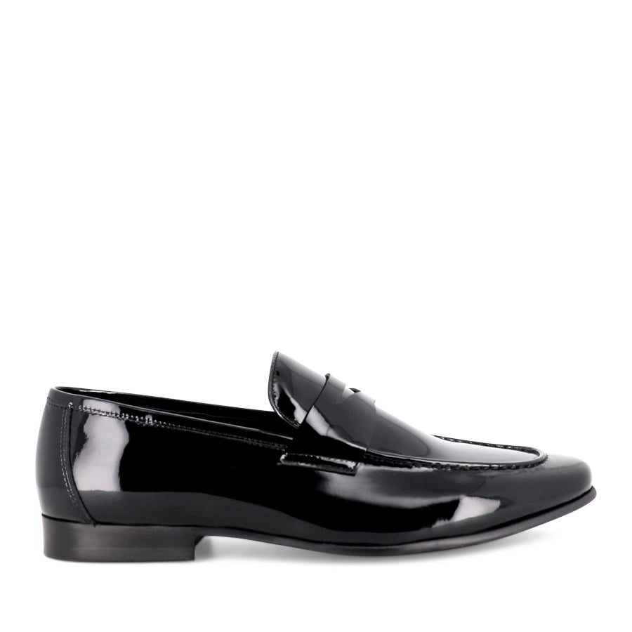 DEVAN - BLACK PATENT – Evans Shoes