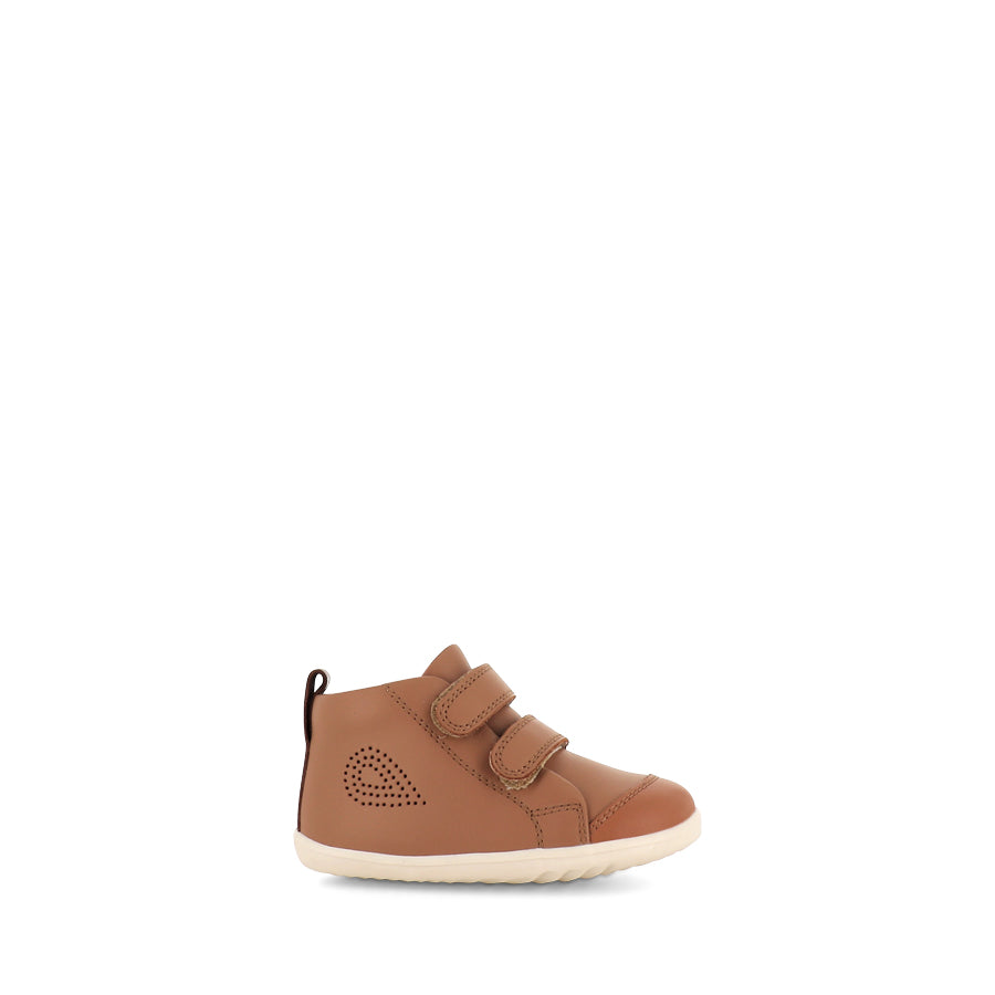 HI COURT STEP UP - CARAMEL LEATHER – Evans Shoes