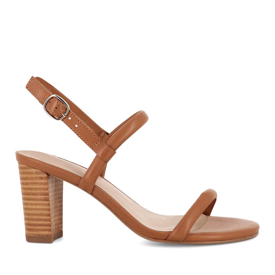 GABINAH - DARK TAN LEATHER – Evans Shoes